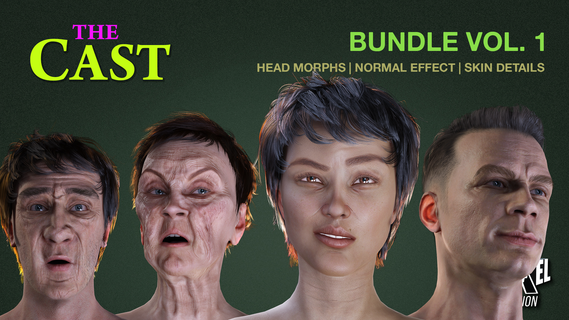 The Cast Bundle Vol.1 - Character Creator/Morph - Reallusion Content Store