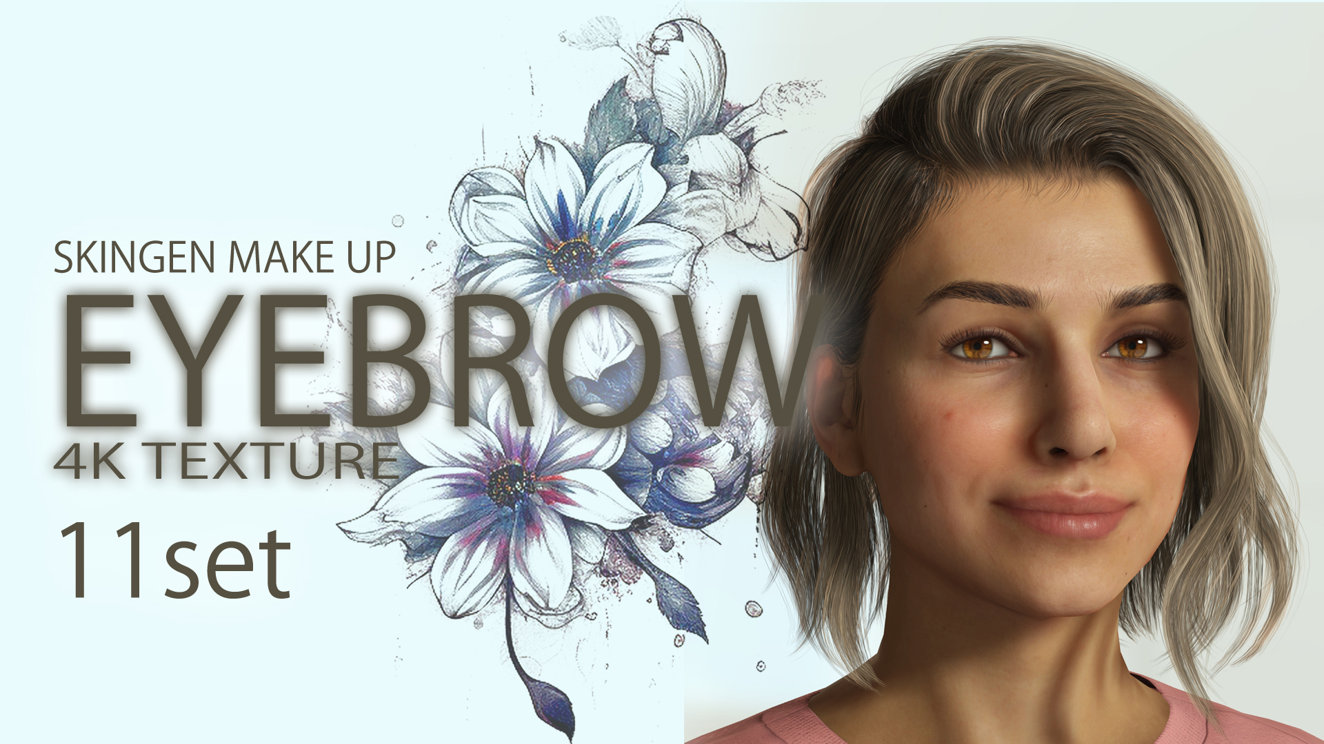 Eyebrow set11 4K - Character Creator/Skin - Reallusion Content Store