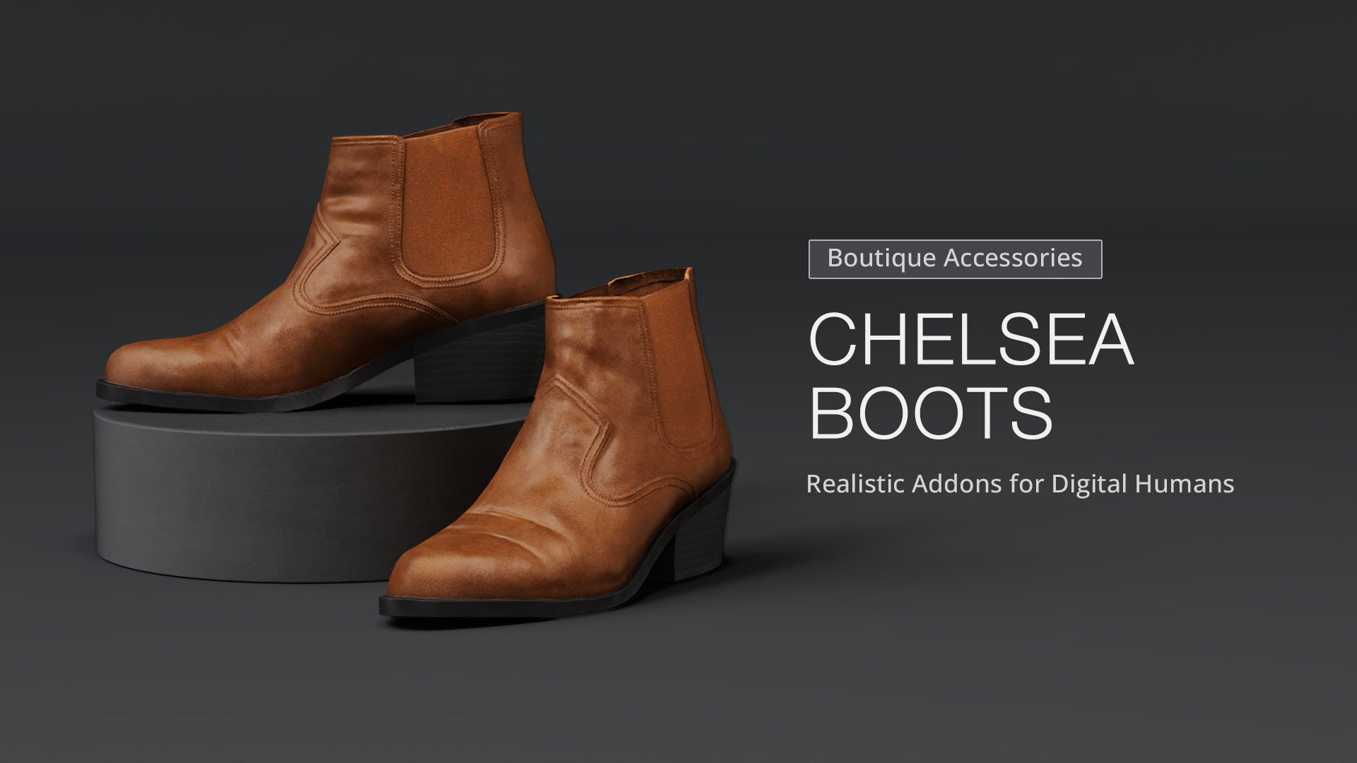 Chelsea Boots - Character Creator/Outfit - Reallusion Content Store