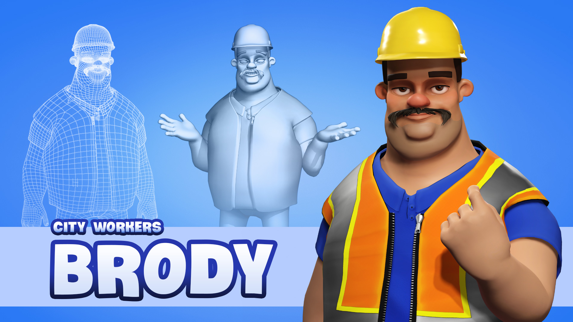 City Workers - Brody - Character Creator/Actor - Reallusion Content Store