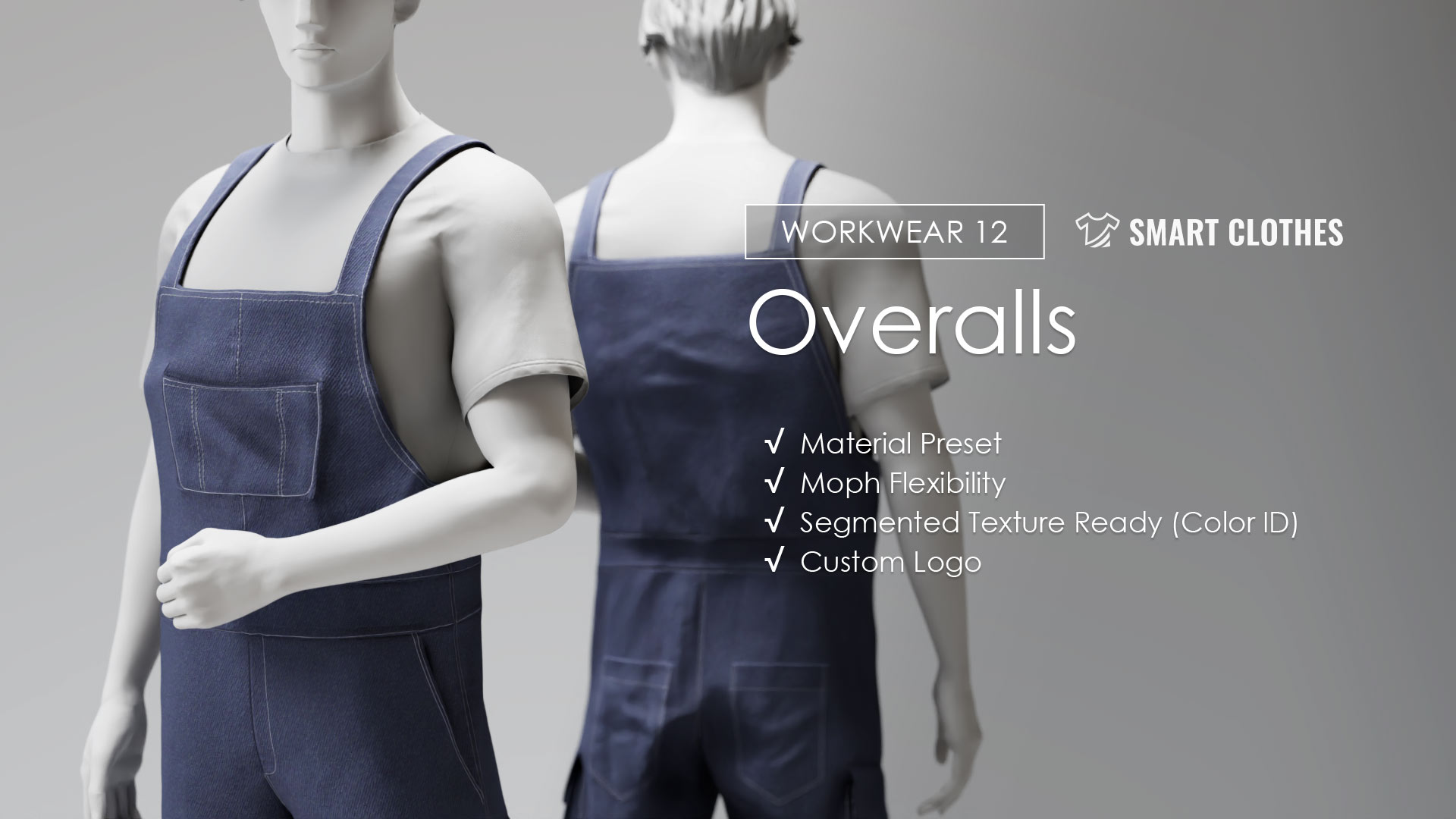 Overalls - Character Creator/Outfit - Reallusion Content Store
