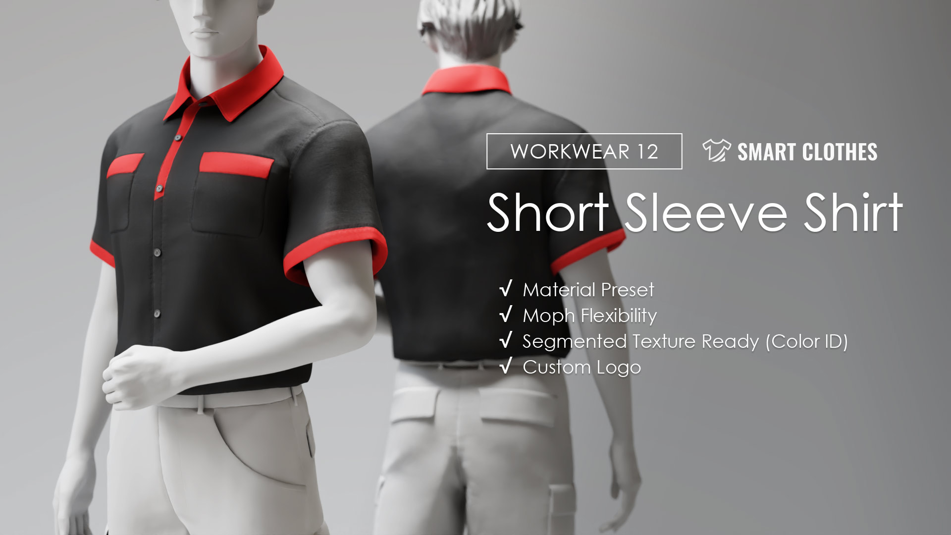 Short-Sleeve Shirt - Character Creator/Outfit - Reallusion Content Store