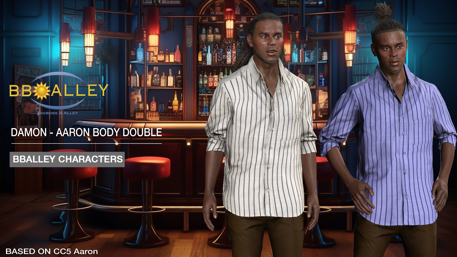 Damon - Aaron Body Double CC5 - Character Creator/Actor - Reallusion ...