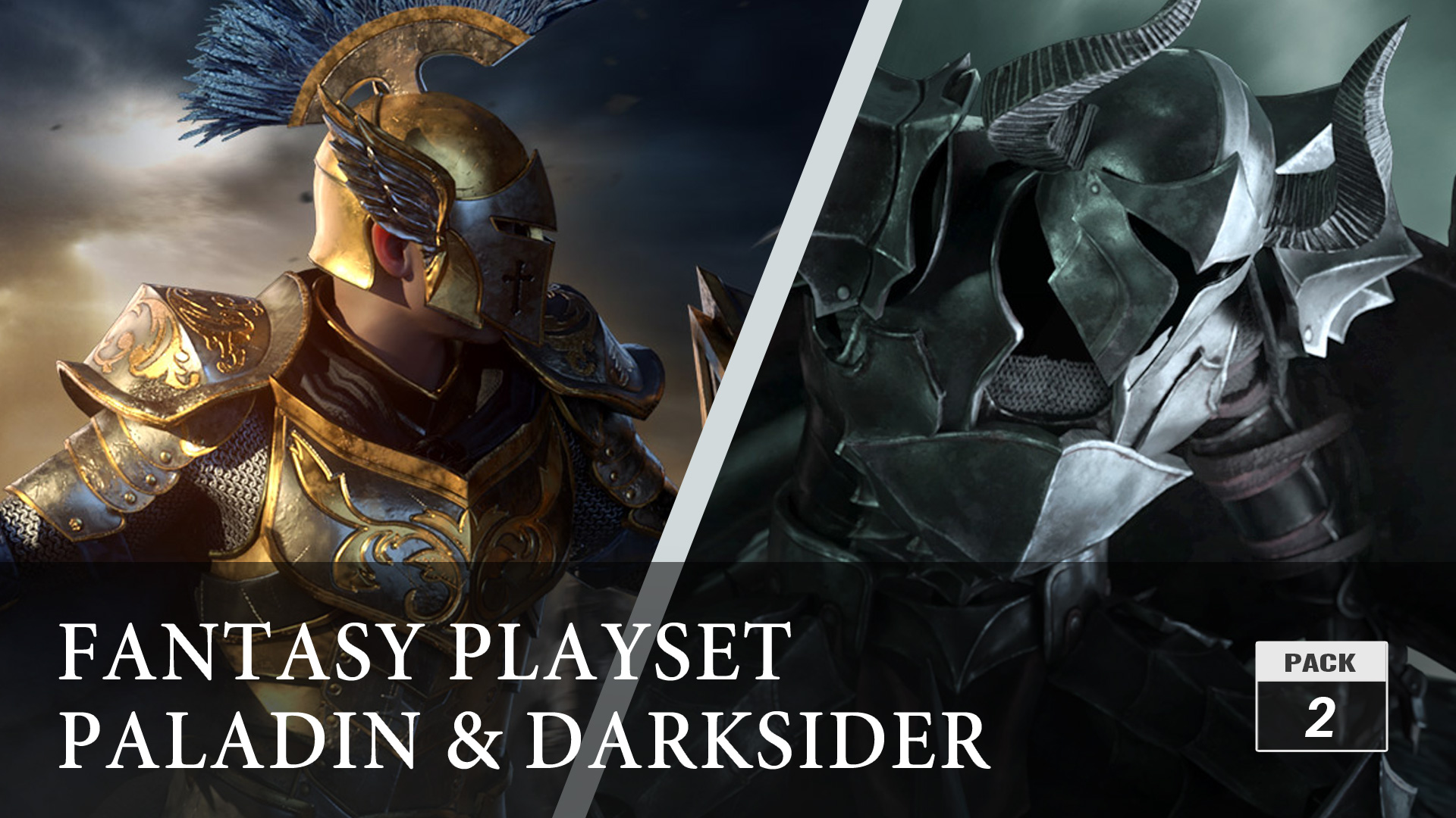 Fantasy Playset - Paladin and Darksider Bundle - Character Creator/Combo (Multiple-PID ...