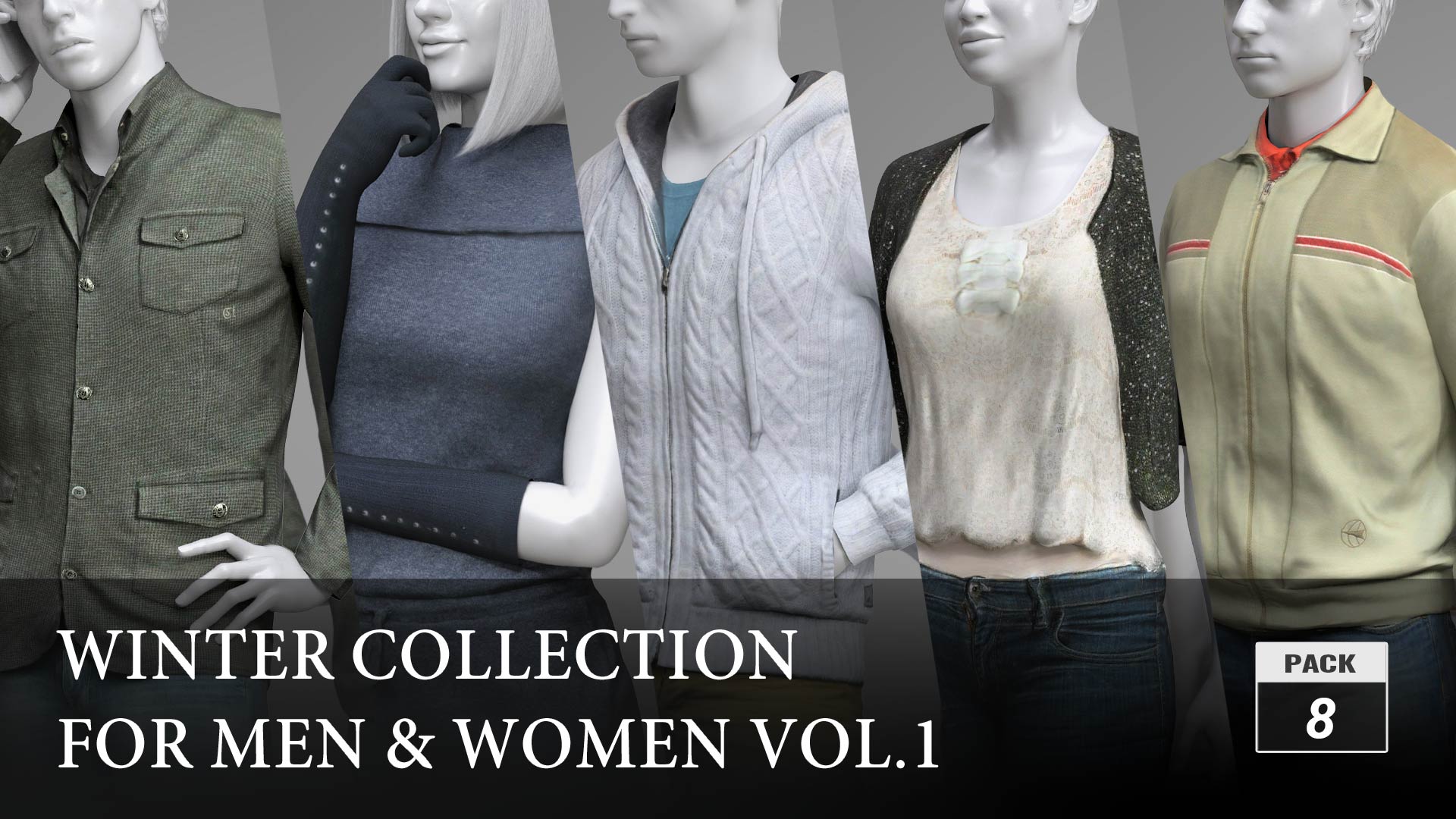 Winter Collection for Men & Women I - Character Creator/Combo (Multiple ...