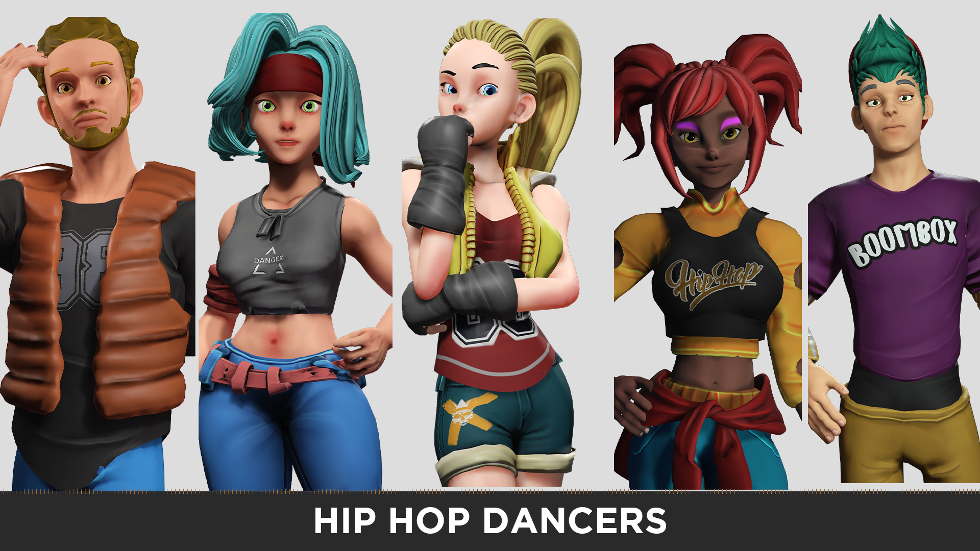Hip Hop Dancers - Character Creator/Combo (Multiple-PID) - Reallusion ...
