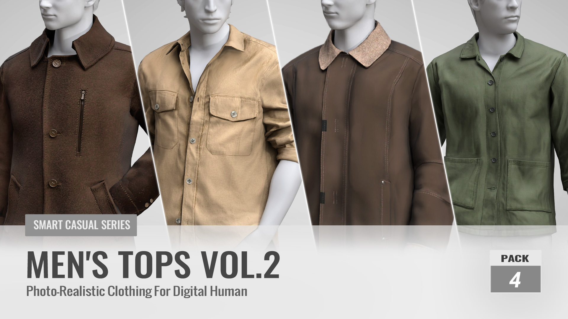 Smart Casual - Men's Tops Vol.2 - Character Creator/Combo (Multiple-PID ...