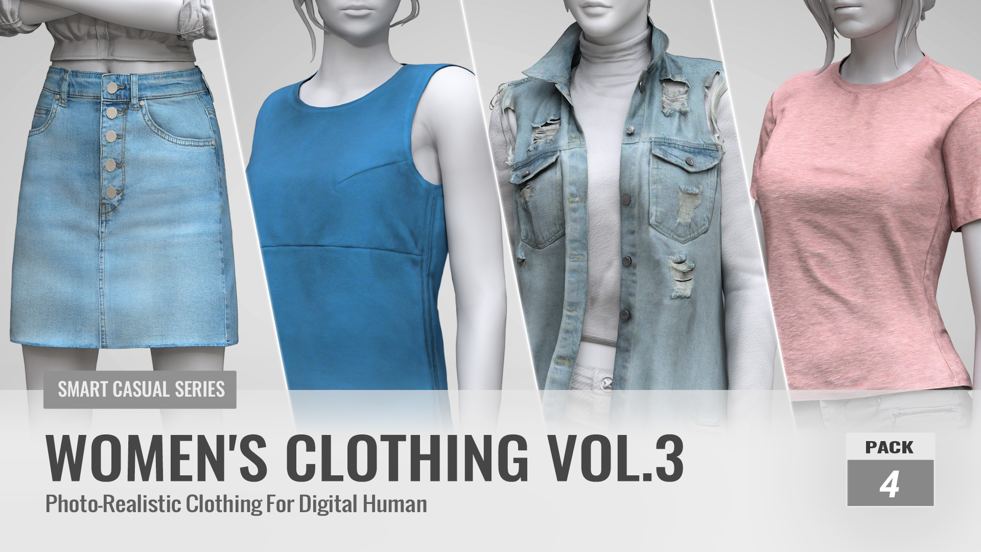 Smart Casual - Women's Clothing Vol.3 - Character Creator/Combo ...