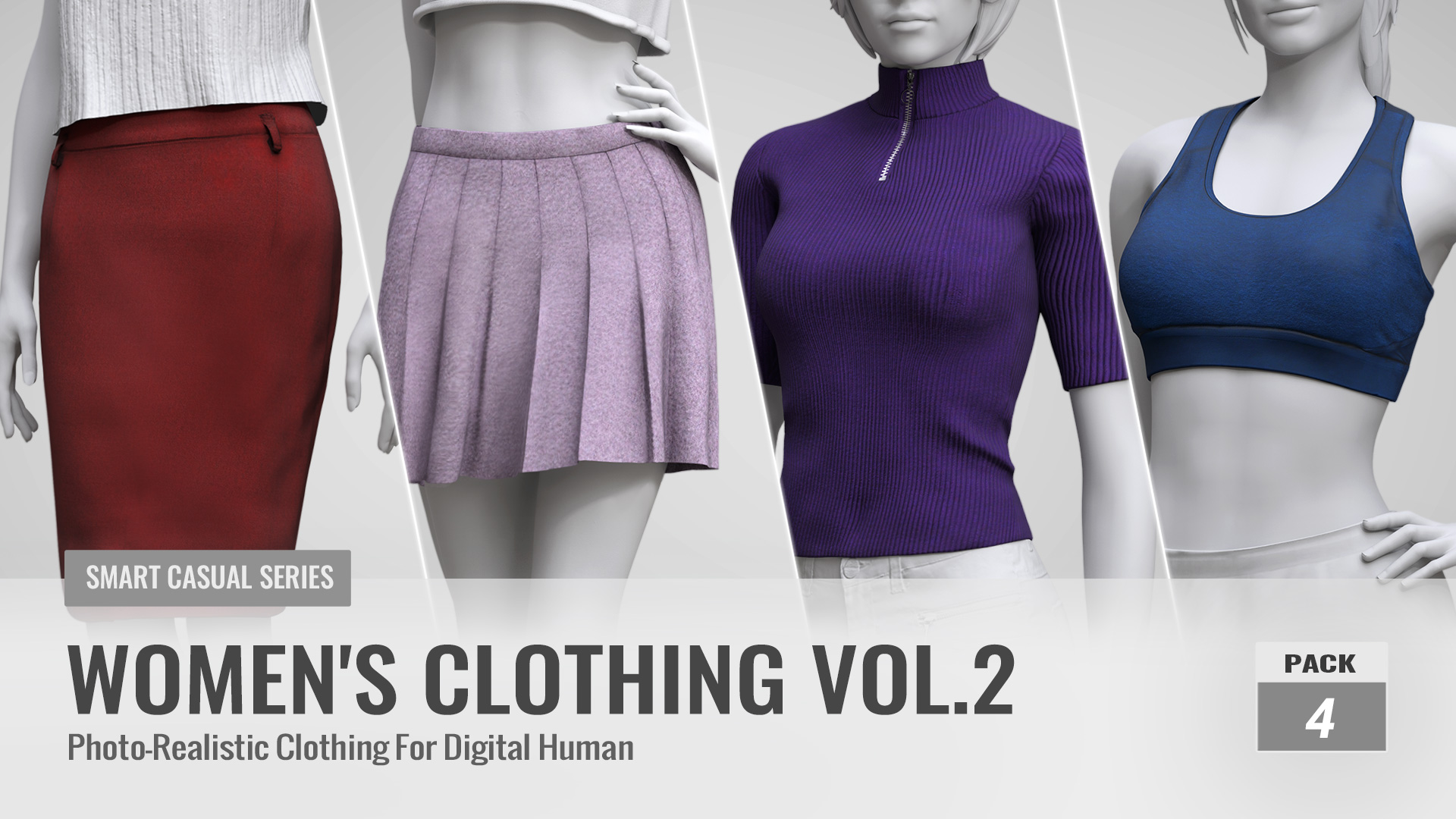 Smart Casual - Women's Clothing Vol.2 - Character Creator/Combo ...