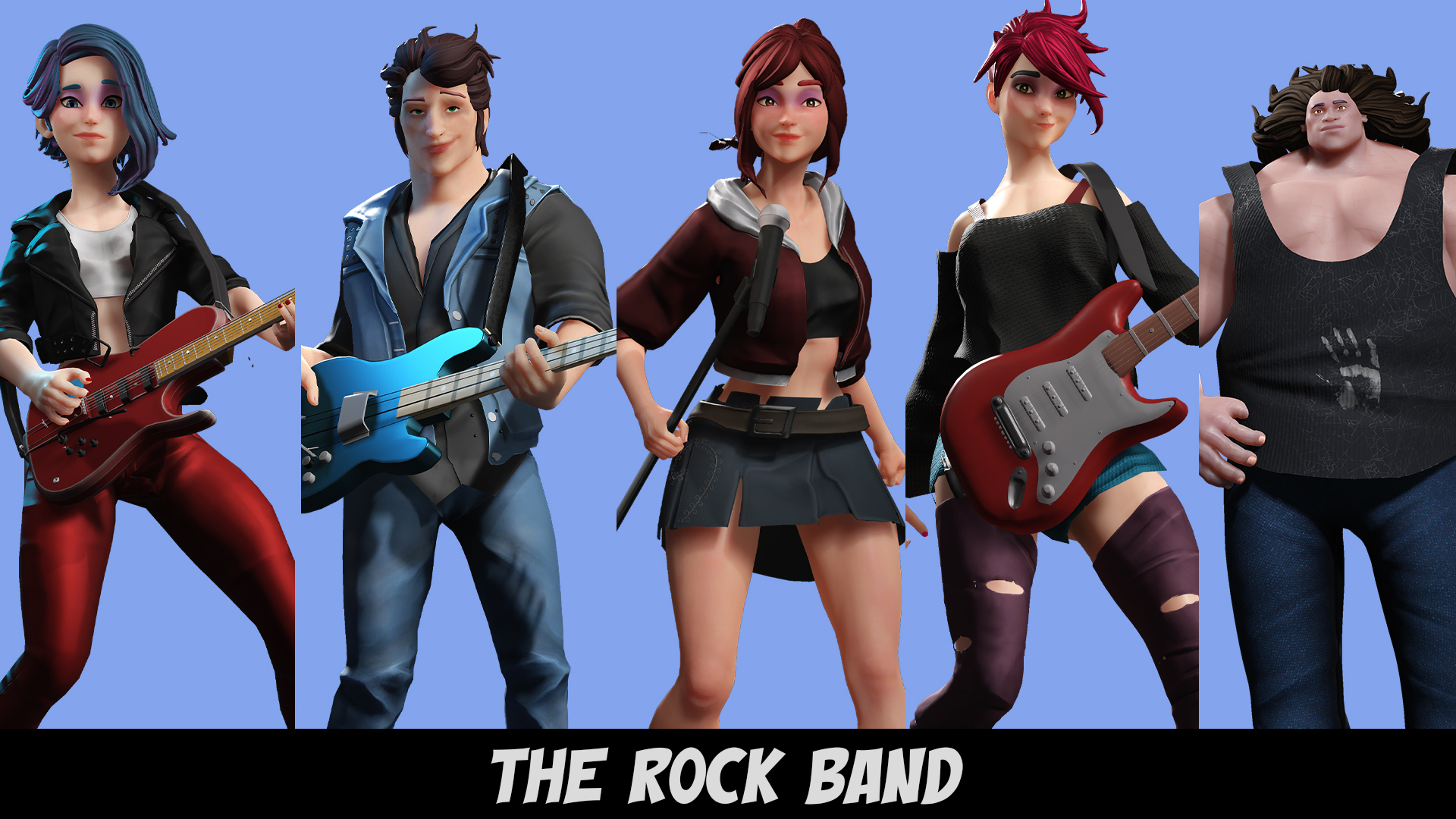 Rock band - Character Creator/Combo (Multiple-PID) - Reallusion Content ...