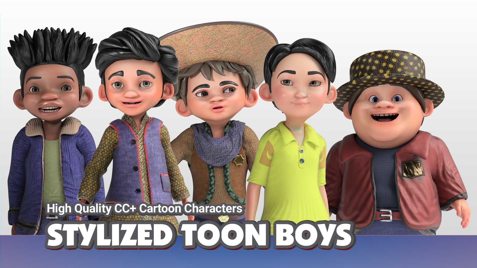 Stylized Toon Boys - Character Creator/Combo (Multiple-PID ...