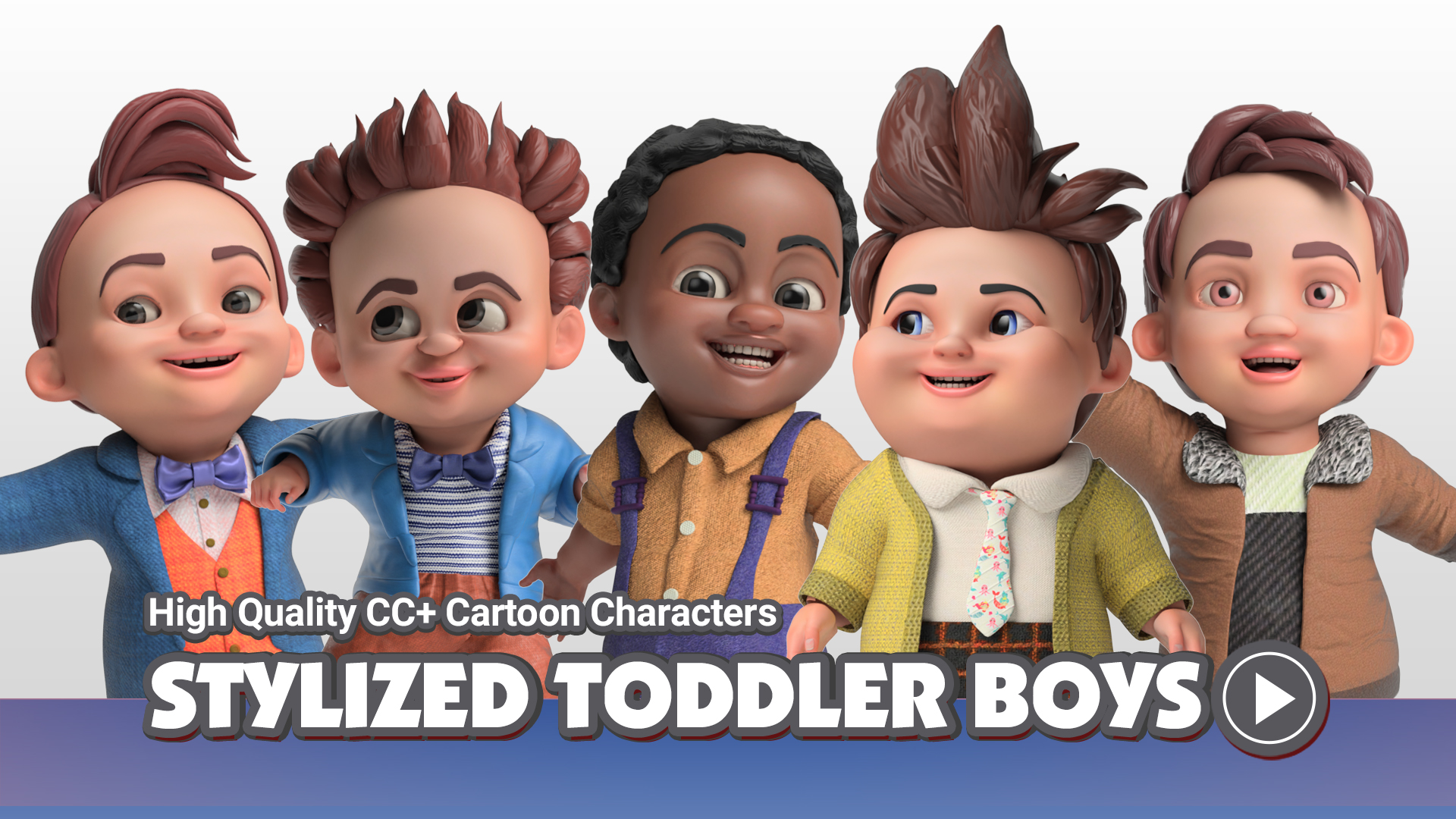 Stylized Toddler Boys - Character Creator/Combo (Multiple-PID ...