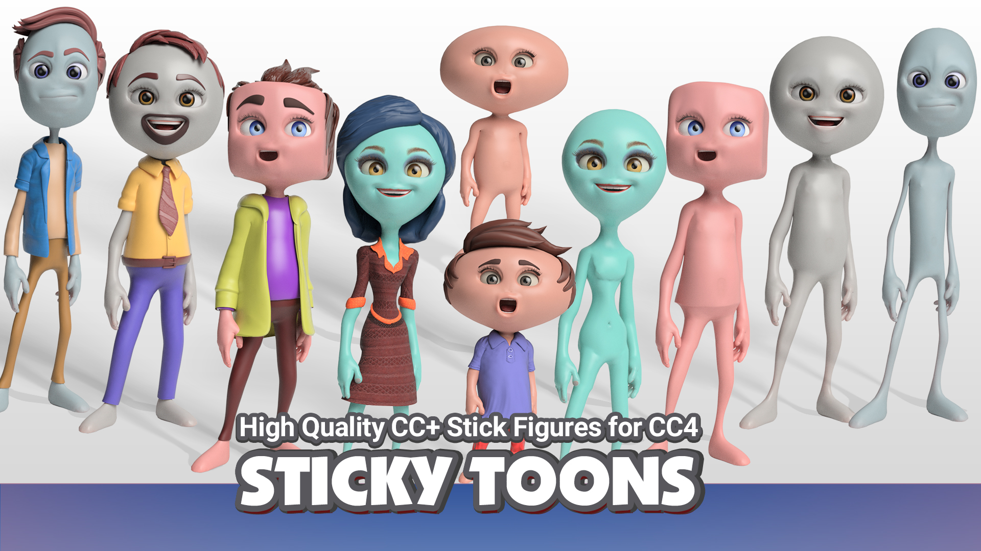 Sticky Toons - Character Creator/Combo (Multiple-PID) - Reallusion ...