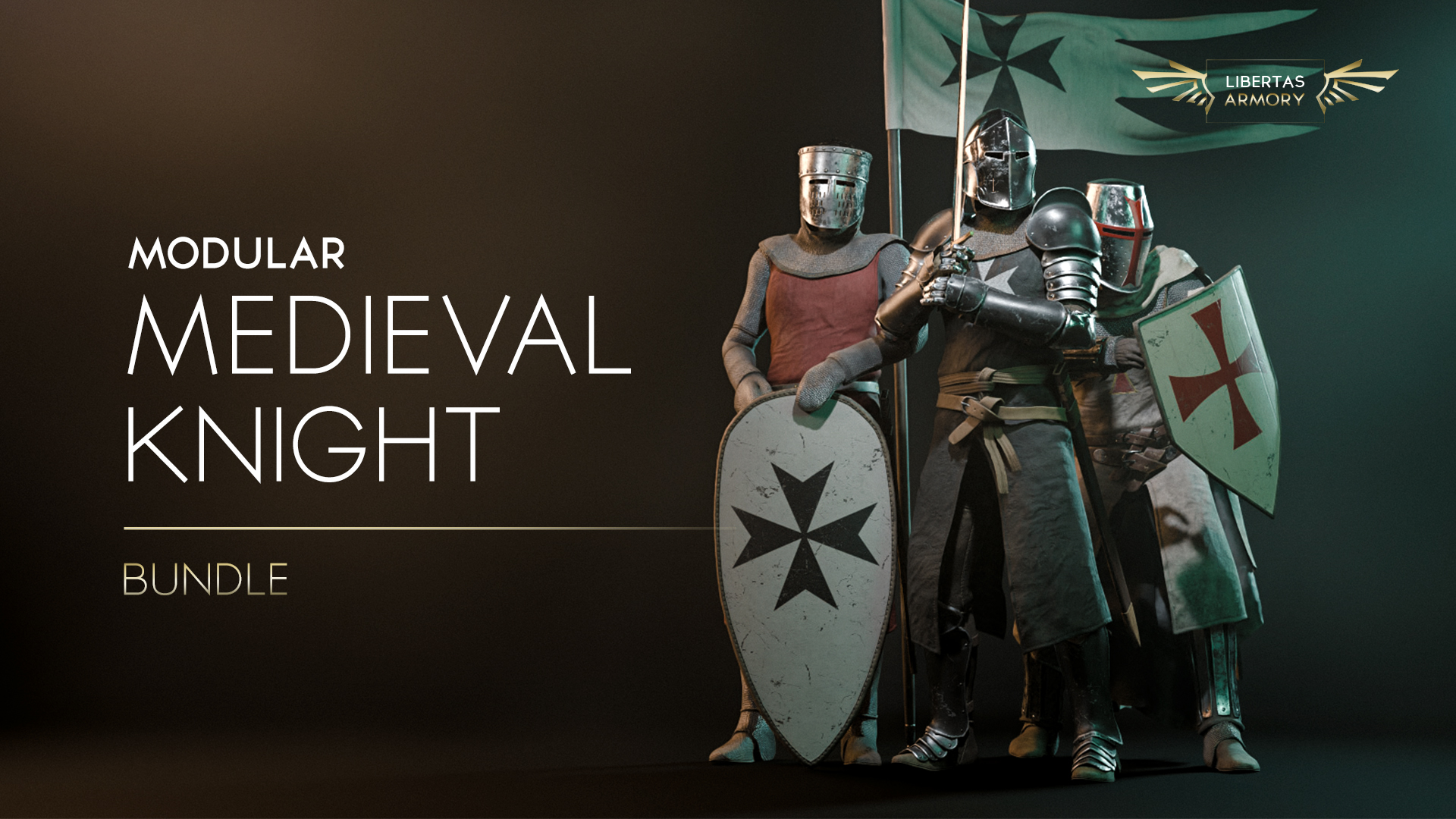 Modular Medieval Knight Bundle - Character Creator/Combo (Multiple-PID ...