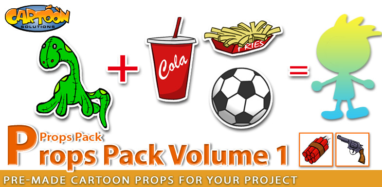 Props Pack Volume 1 - Cartoon Animator/Scene - Reallusion Content Store