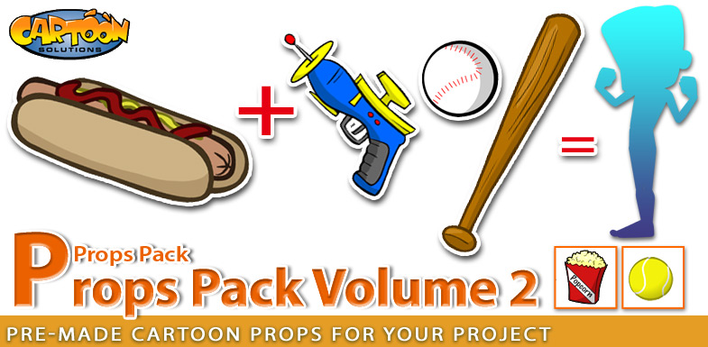 Props Pack Volume 2 - Cartoon Animator/Scene - Reallusion Content Store