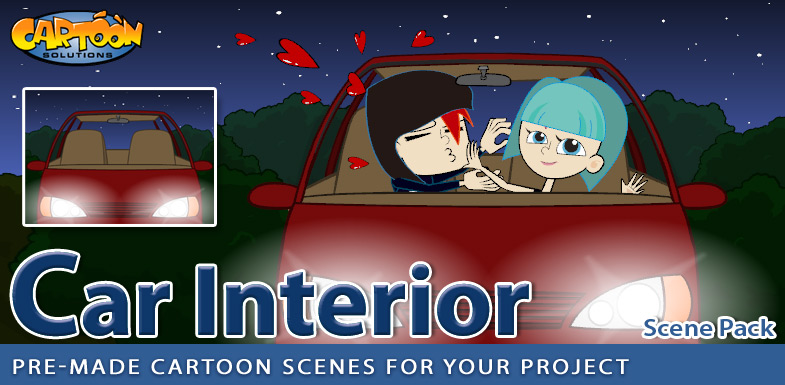 Car Interior - Cartoon Animator/Scene - Reallusion Content Store