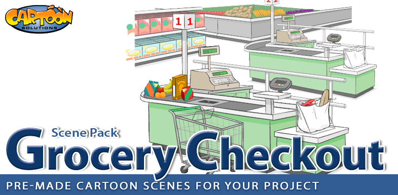 Grocery Checkout - Cartoon Animator/Scene - Reallusion Content Store