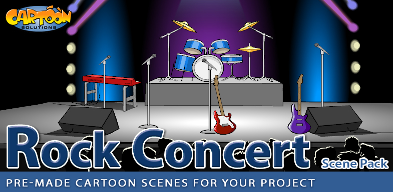 Rock Concert - Cartoon Animator/Scene - Reallusion Content Store