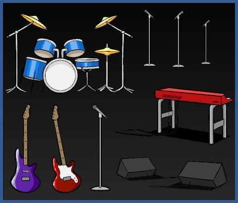 Rock Concert - Cartoon Animator/Scene - Reallusion Content Store