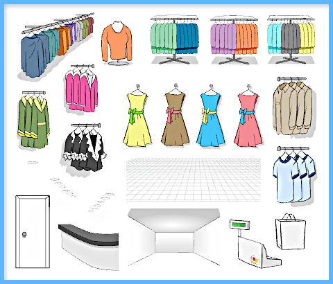 Clothing Store - Cartoon Animator/Scene - Reallusion Content Store
