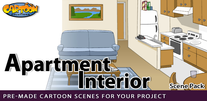 Apartment Interior - Cartoon Animator/Scene - Reallusion Content Store