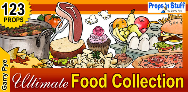 Garry Pye Food Collection - Cartoon Animator/Scene - Reallusion Content ...