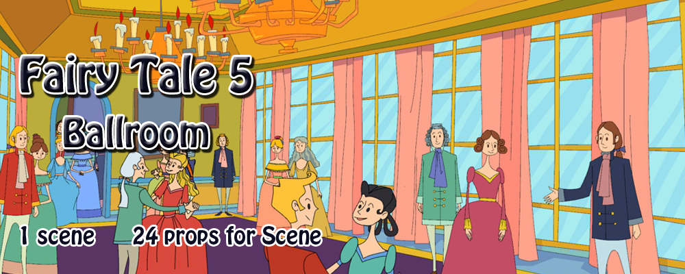 Fairy Tale 5 Ballroom - Cartoon Animator/Scene - Reallusion Content Store