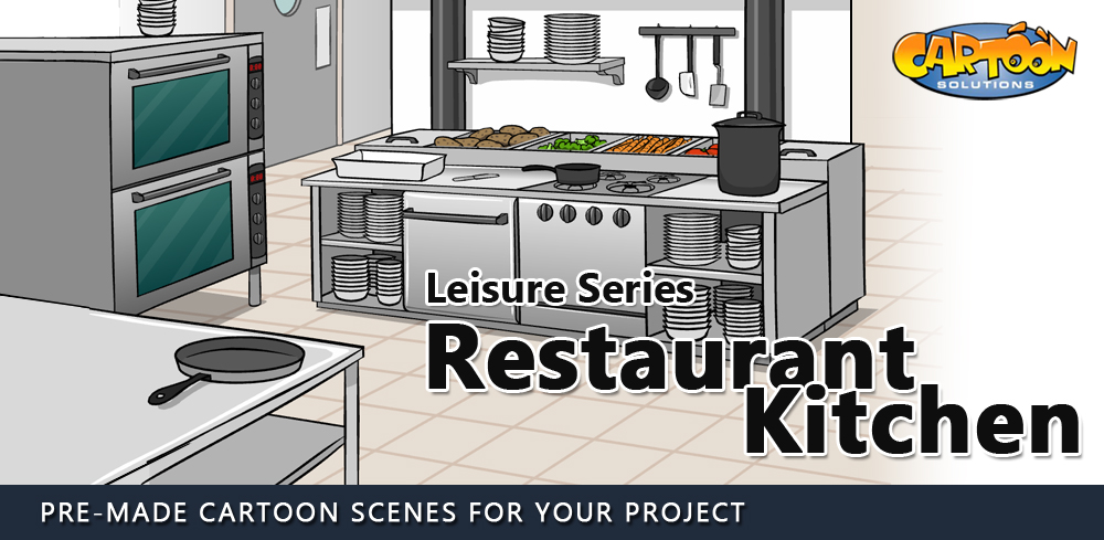 Restaurant Kitchen 1 - Cartoon Animator/Scene - Reallusion Content Store