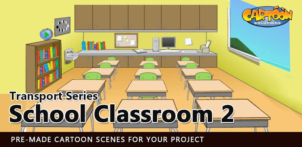 School Classroom 2 - Cartoon Animator/Scene - Reallusion Content Store