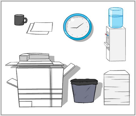 Office Copy room - Cartoon Animator/Scene - Reallusion Content Store