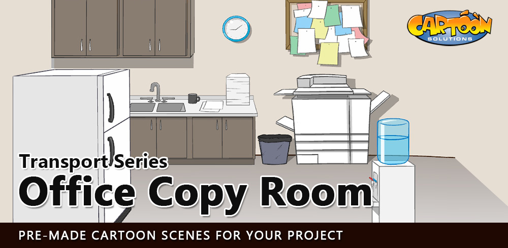 Office Copy room - Cartoon Animator/Scene - Reallusion Content Store