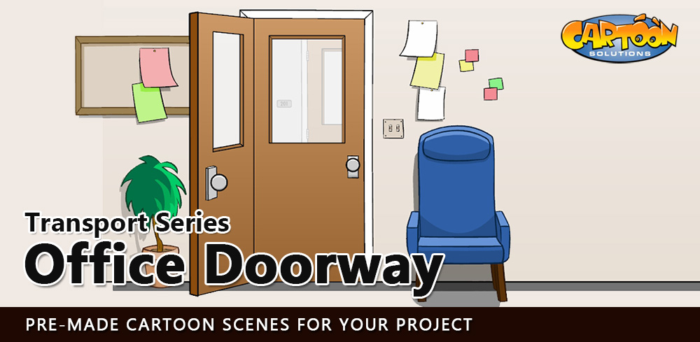 Office Doorway - Cartoon Animator/Scene - Reallusion Content Store
