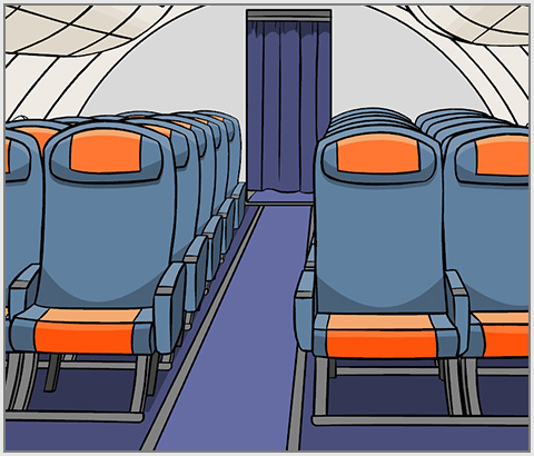 Airplane Interior - Cartoon Animator/Scene - Reallusion Content Store