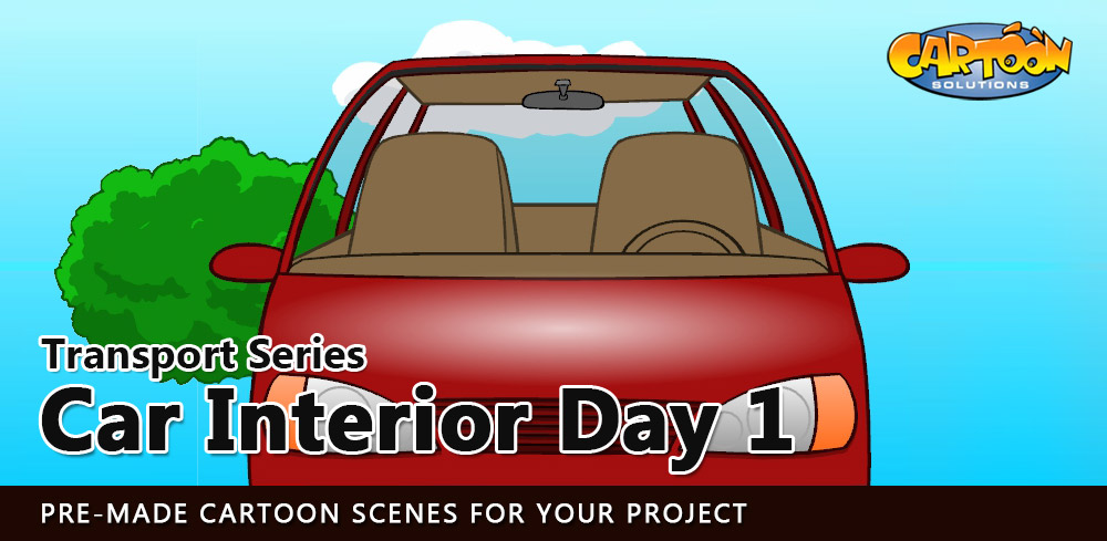 Car Interior Day - Cartoon Animator/Scene - Reallusion Content Store