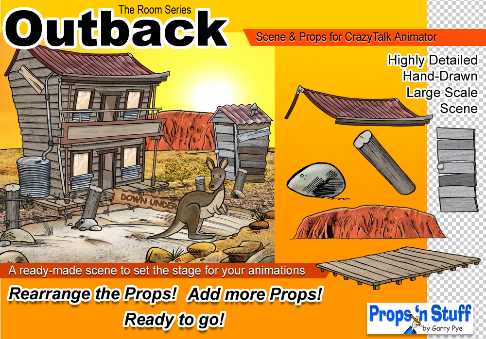 Outback - Cartoon Animator/Scene - Reallusion Content Store