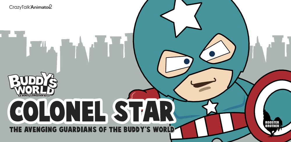 Colonel Star - Cartoon Animator/Actor - Reallusion Content Store
