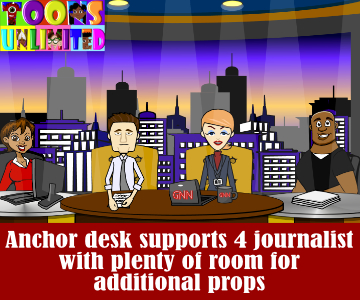 The Newsroom - Cartoon Animator/Scene - Reallusion Content Store