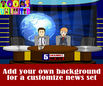 The Newsroom - Cartoon Animator/Scene - Reallusion Content Store