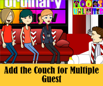 TV Talk Show Set - Cartoon Animator/Scene - Reallusion Content Store
