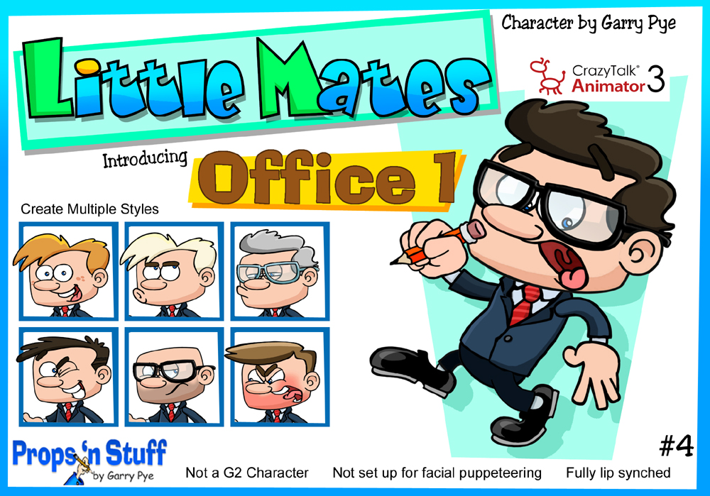 Little Mates #4 - Office 1 - Cartoon Animator/Actor - Reallusion ...