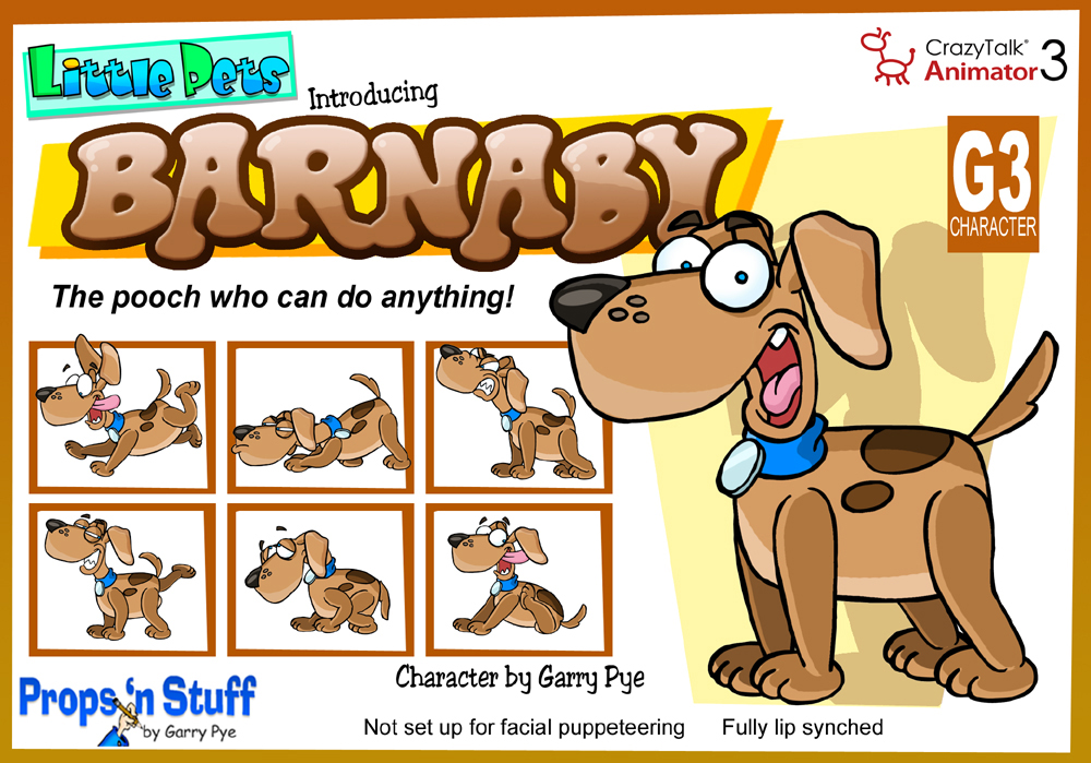 Little Pets - Barnaby - Cartoon Animator/Actor - Reallusion Content Store
