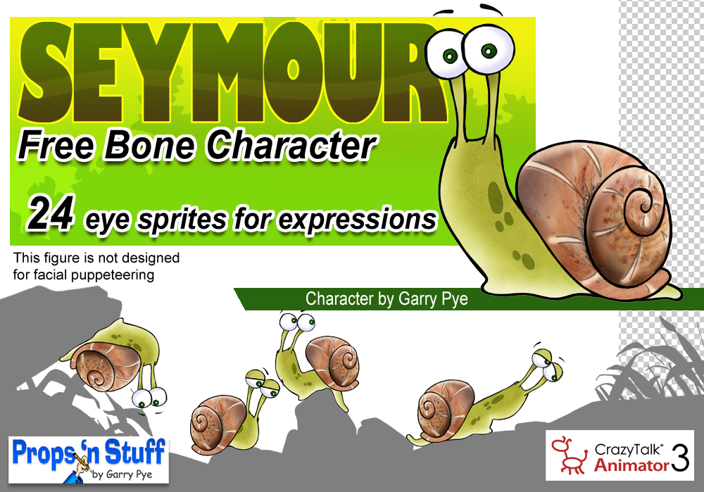 Seymour Snail - Cartoon Animator/Actor - Reallusion Content Store