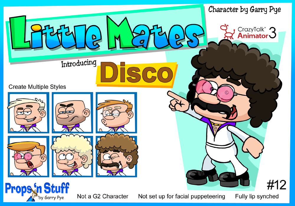 Little Mates #12 - Disco - Cartoon Animator/Actor - Reallusion Content ...