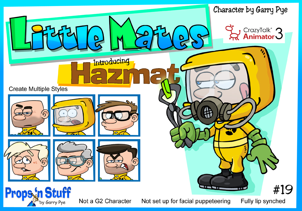 Little Mates #19 - Hazmat - Cartoon Animator/Actor - Reallusion Content ...