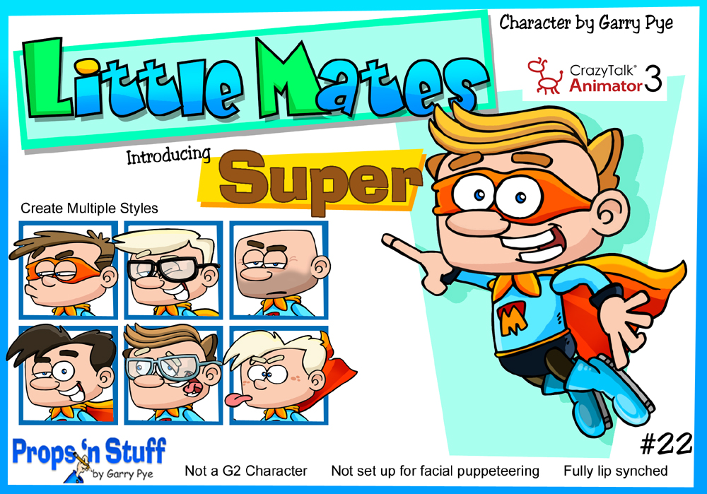 Little Mates #22 - Super - Cartoon Animator/Actor - Reallusion Content ...
