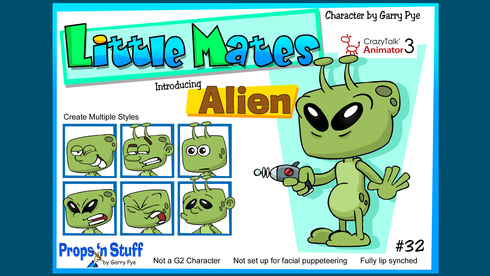 Little Mates - #32 Alien - Cartoon Animator/Actor - Reallusion Content ...