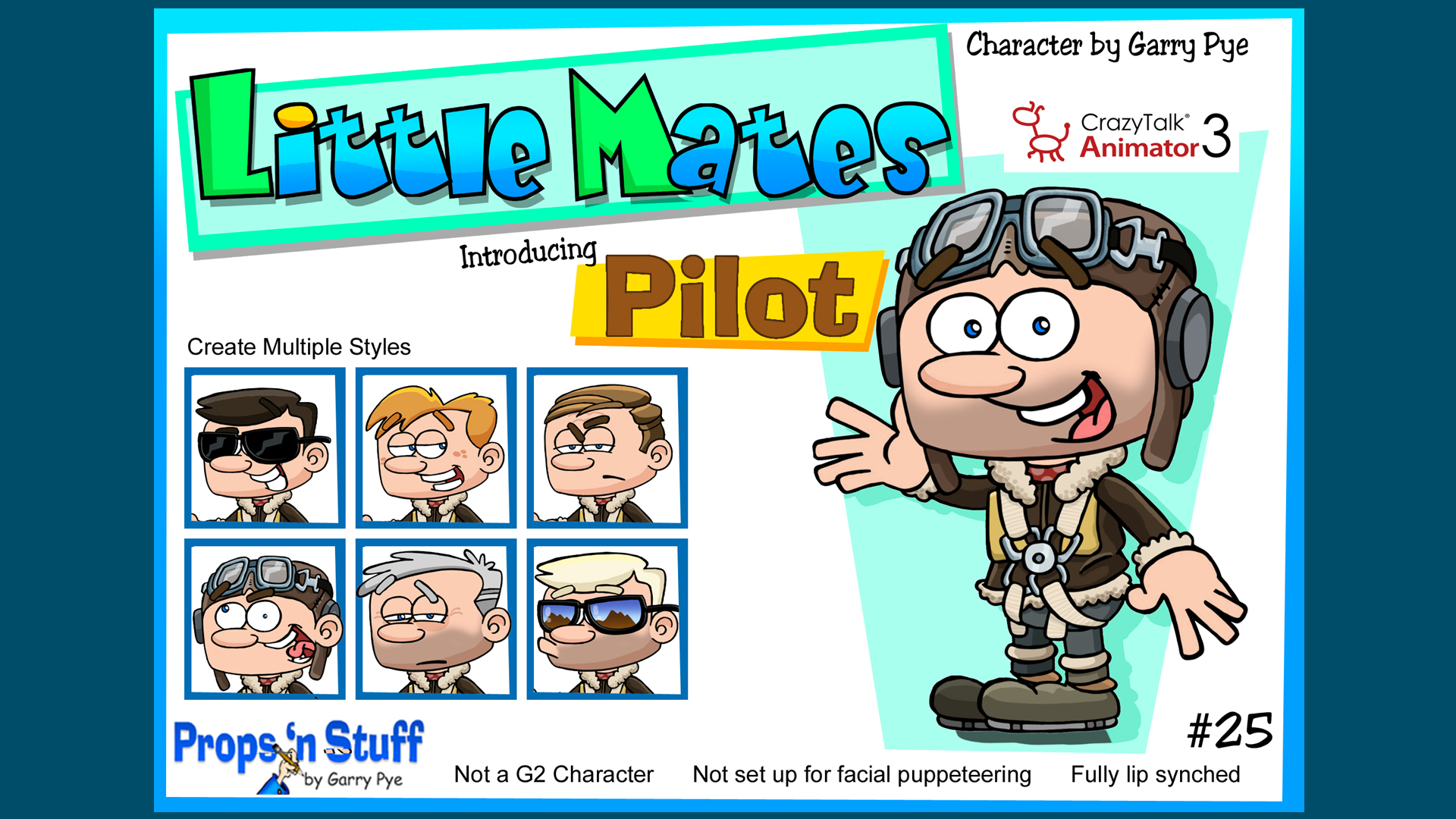#25 - Pilot - Cartoon Animator/Actor - Reallusion Content Store