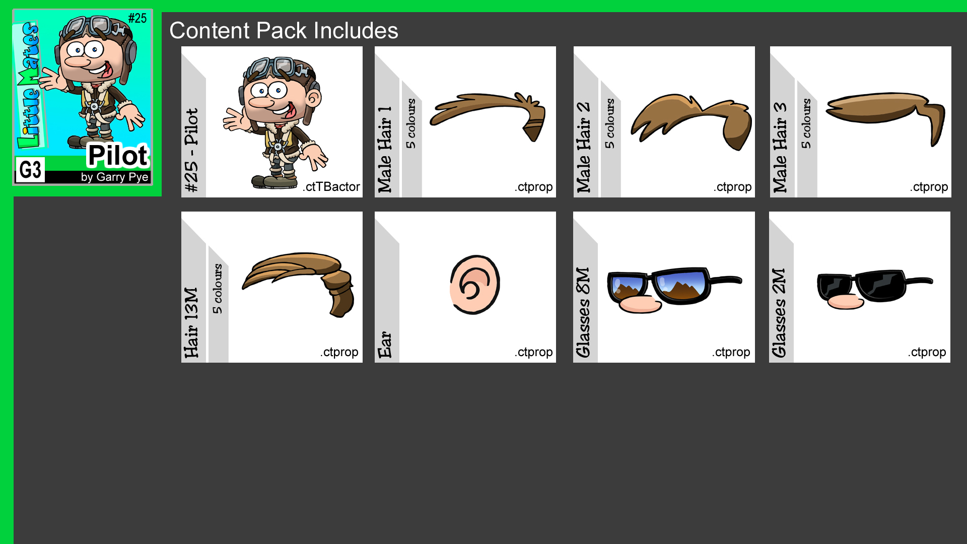 #25 - Pilot - Cartoon Animator/Actor - Reallusion Content Store
