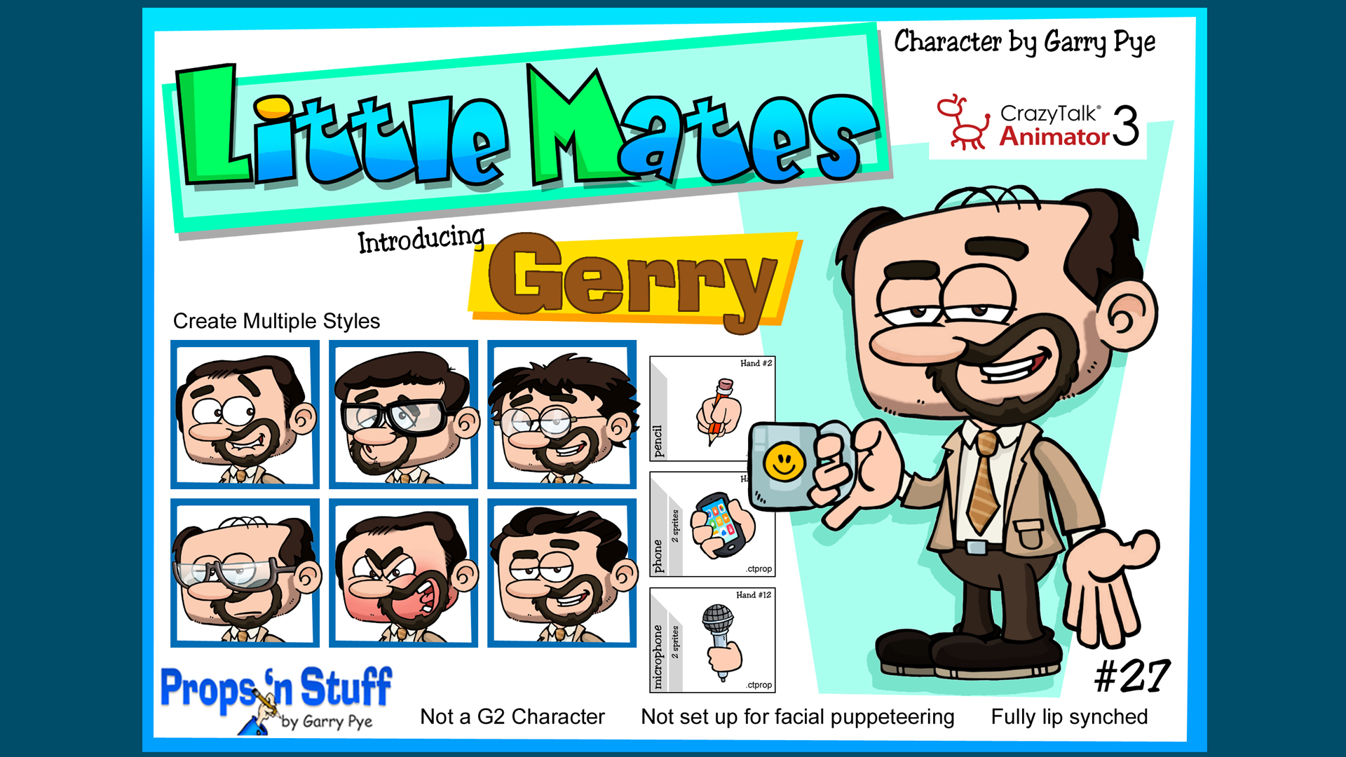 Little Mates #27 - Gerry - Cartoon Animator/Actor - Reallusion Content ...